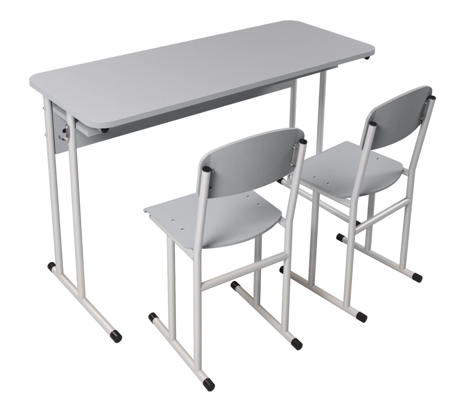 Set mobilier scolar dublu